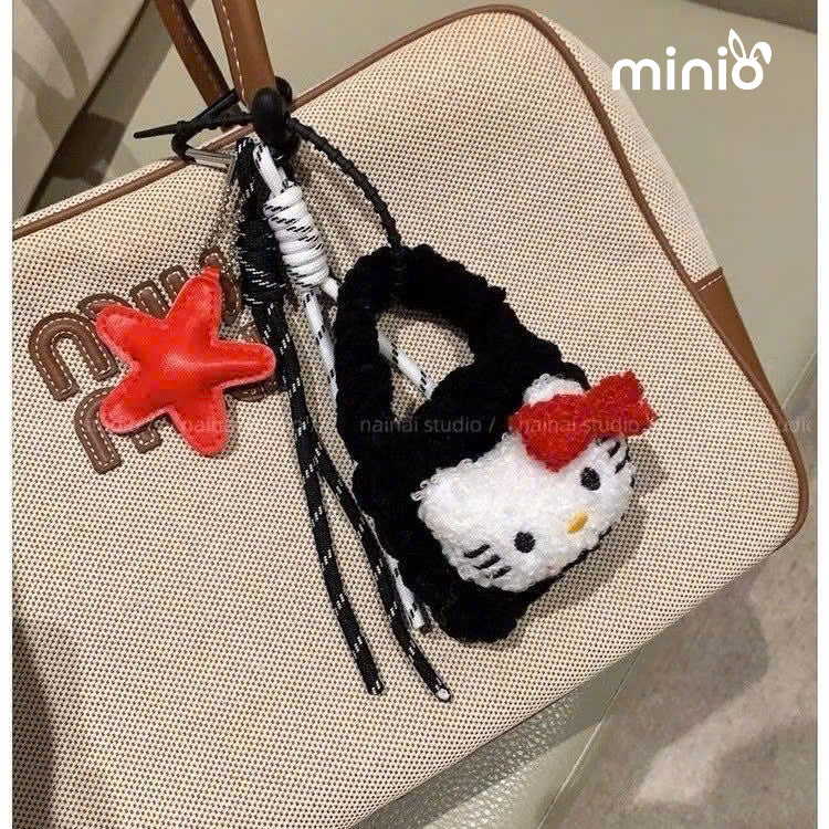 Móc khoá túi len Hello Kitty – Minio