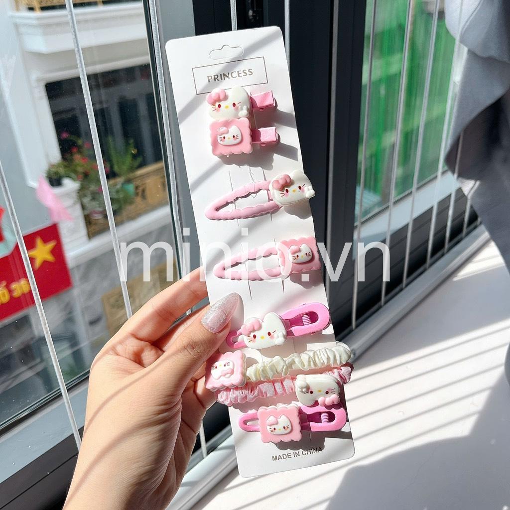 Set 8 cột kẹp Hello Kitty – Minio