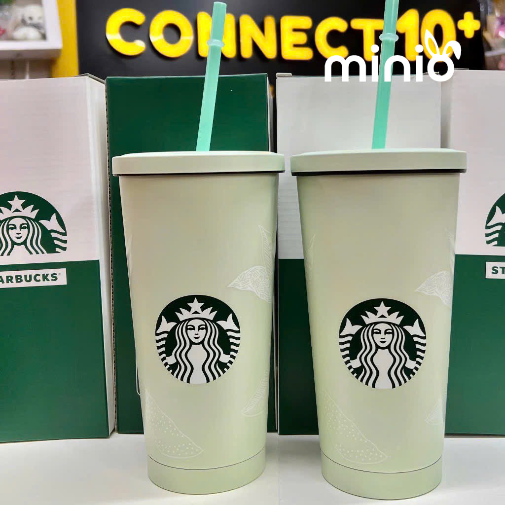 Ly giữ nhiệt Starbuck xanh matcha 750ml – Minio