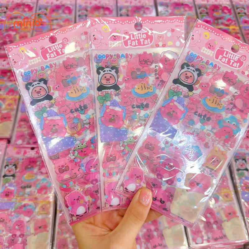 Set 6 tấm sticker Loopy – Minio
