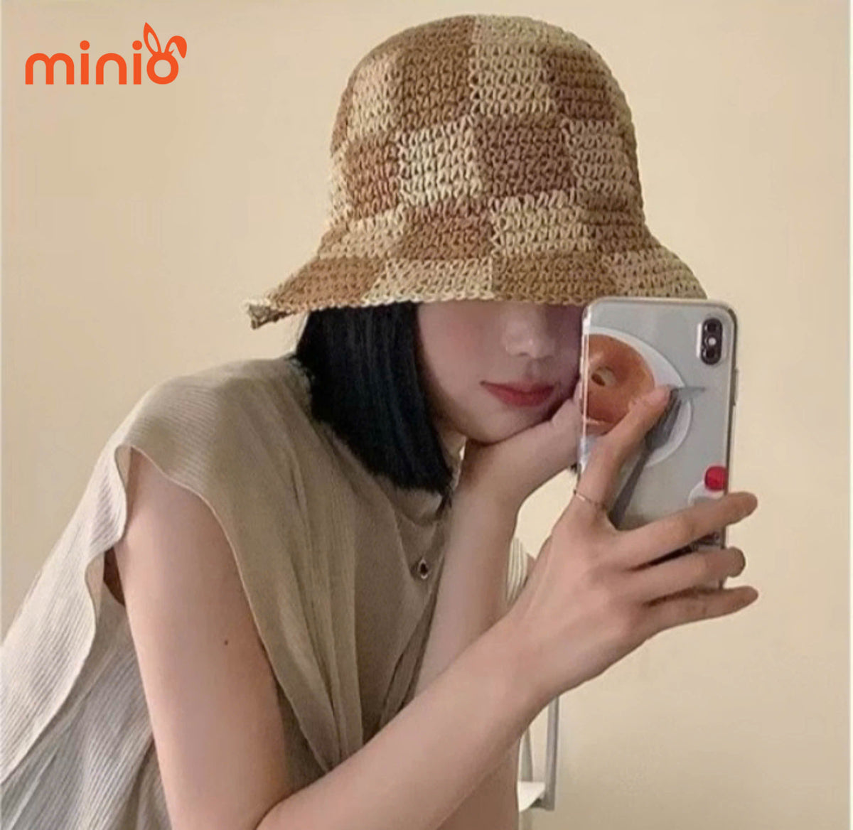 Nón cói móc caro AK – Minio