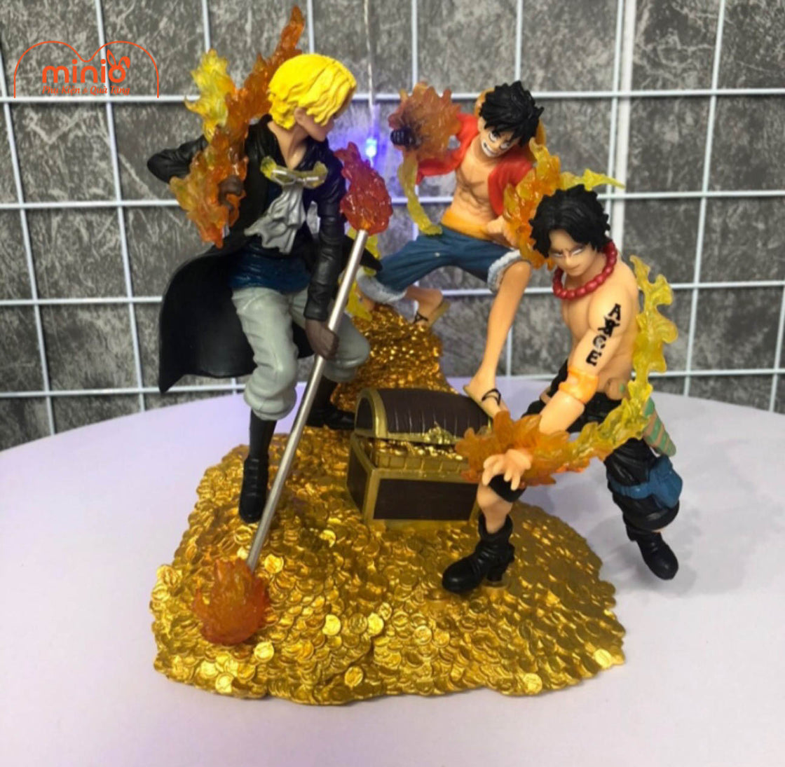 Combo 3 anh em Luffy 18cm – Minio