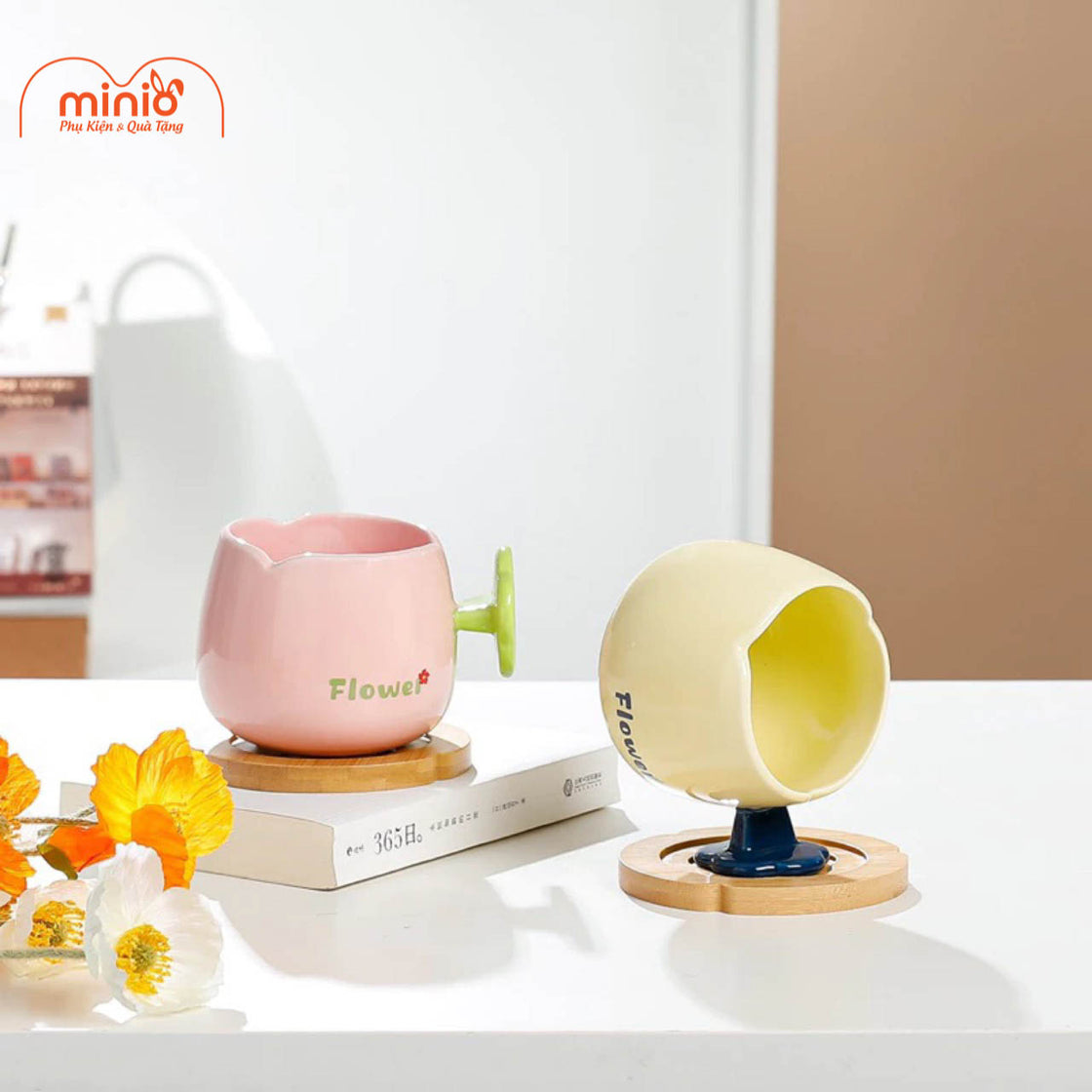 Ly cốc Flower – Minio