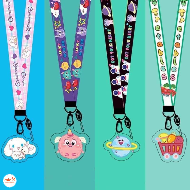 Dây đeo thẻ gắn icon – Minio
