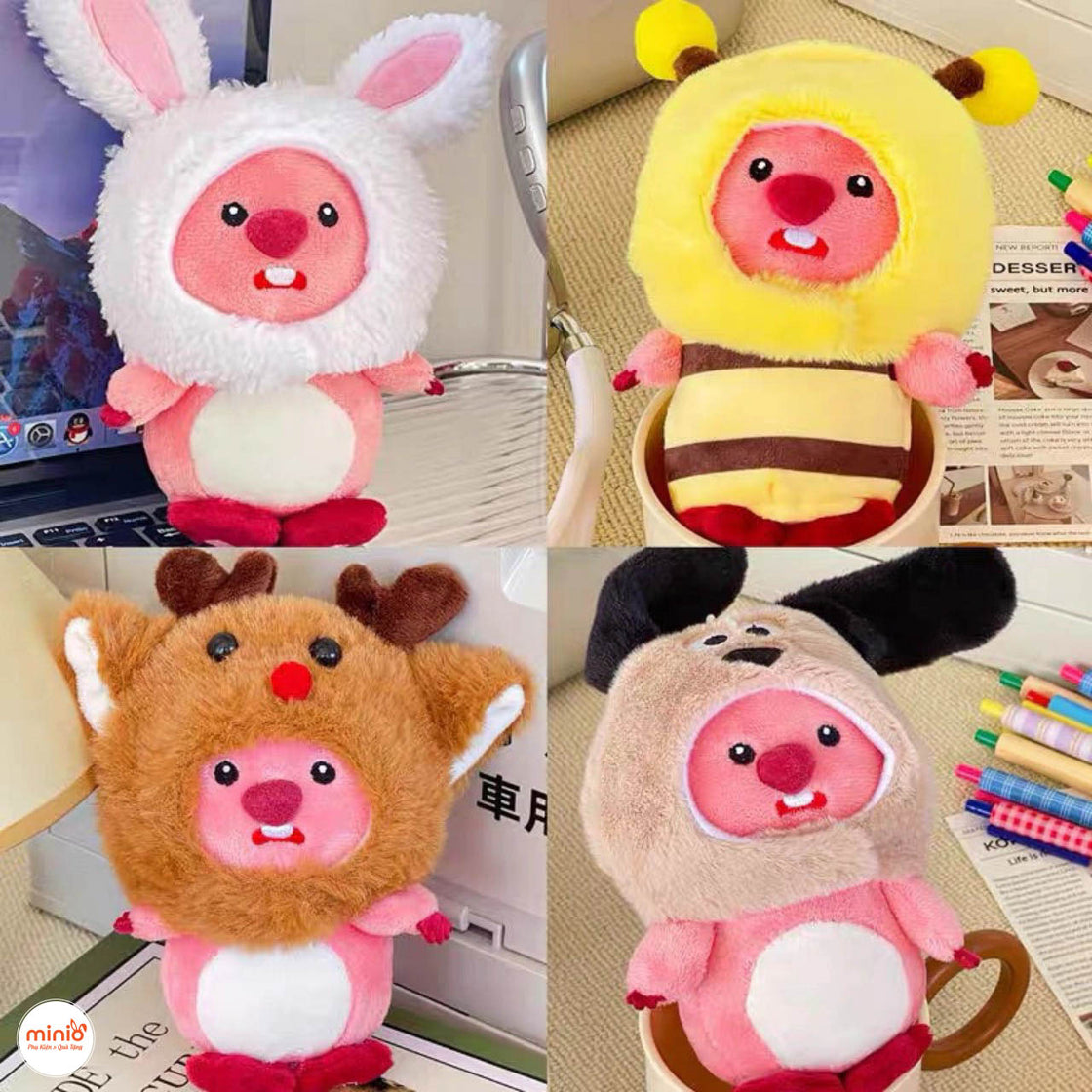 Móc khóa bông loopy áo cosplay – Minio